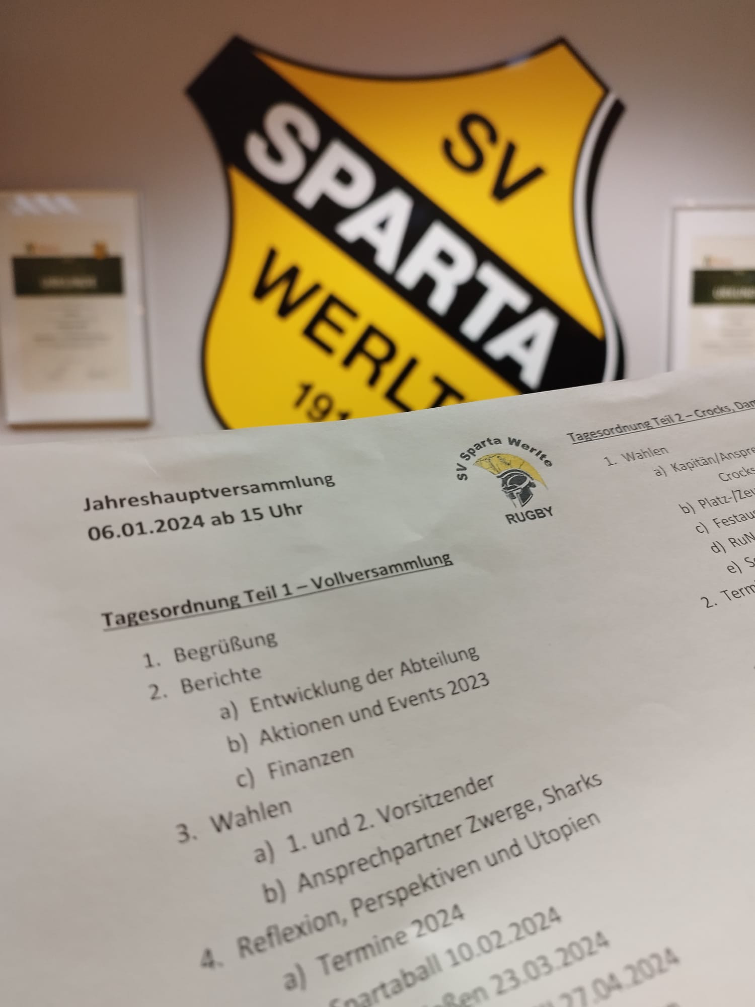 Eine wachsende, quirlige Abteilung - Sparta Werlte