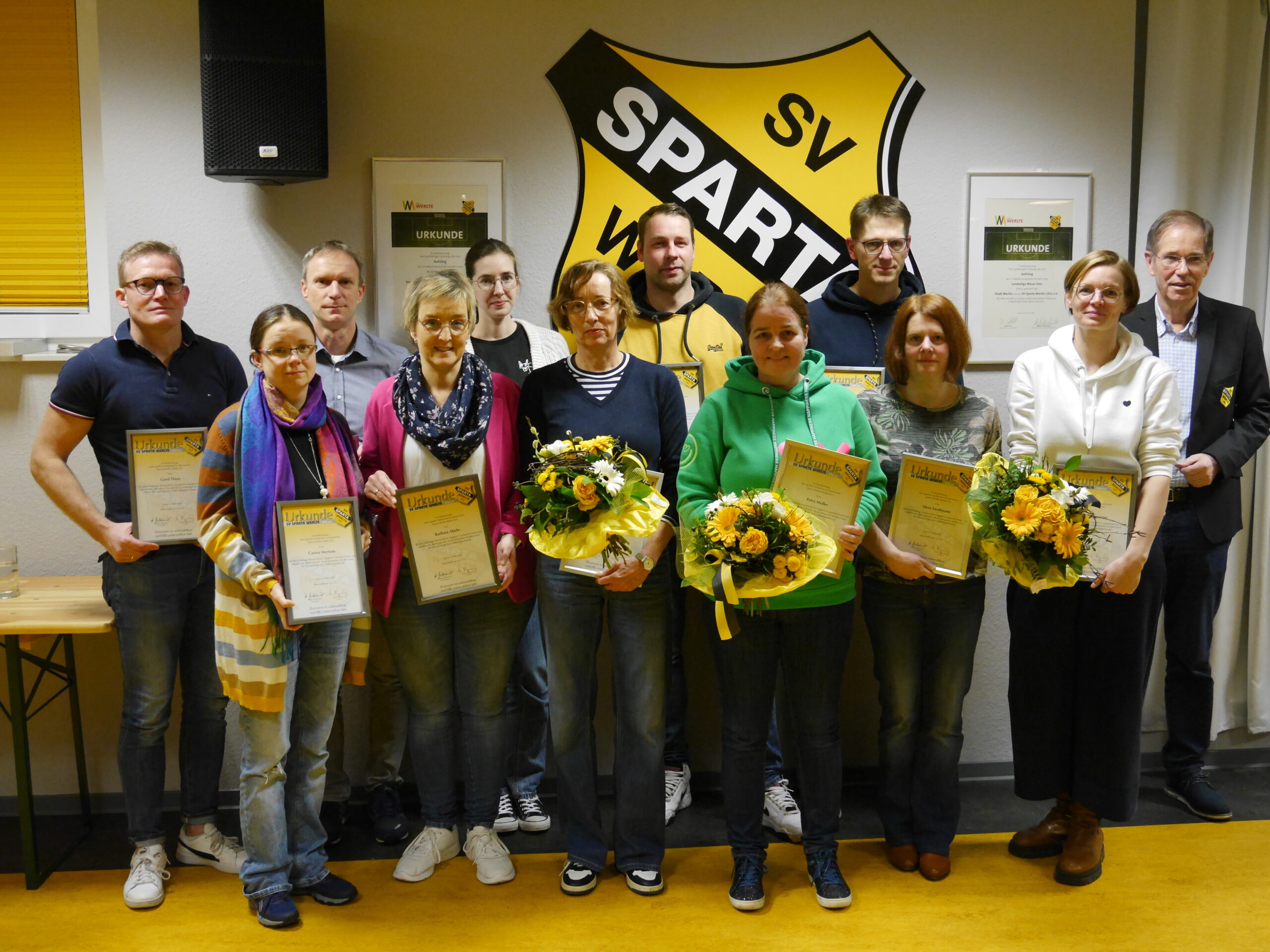 Über 300 Jahre Ehrenamt in einem Raum - Sparta Werlte